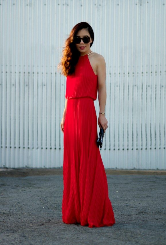 Hot Summer: Red Maxi Dress – HallieDaily