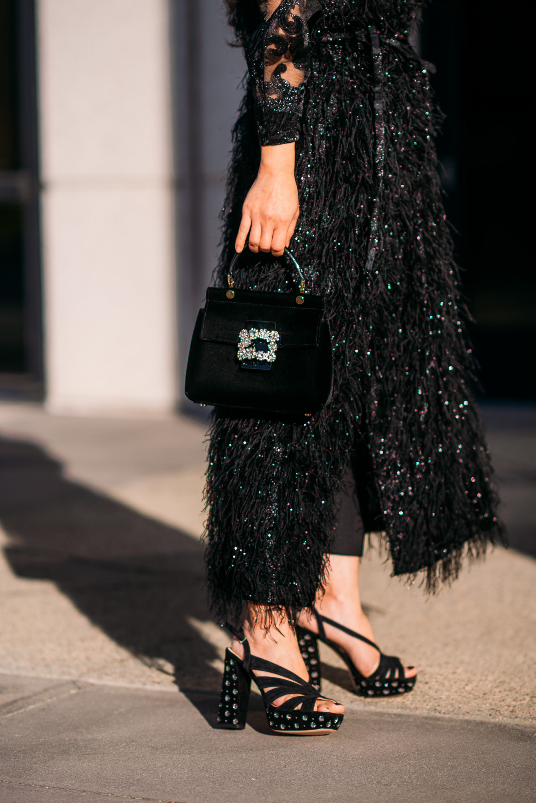All Black Glam – HallieDaily