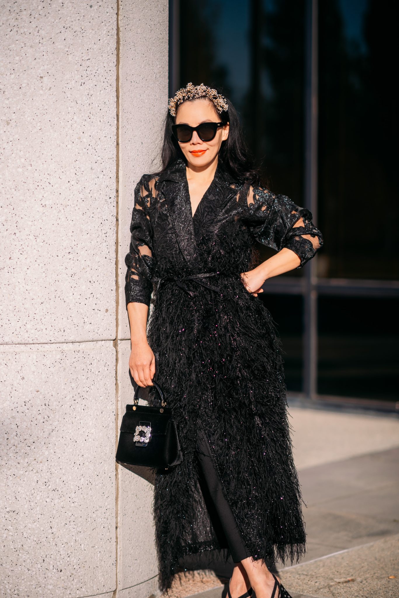 All Black Glam – HallieDaily