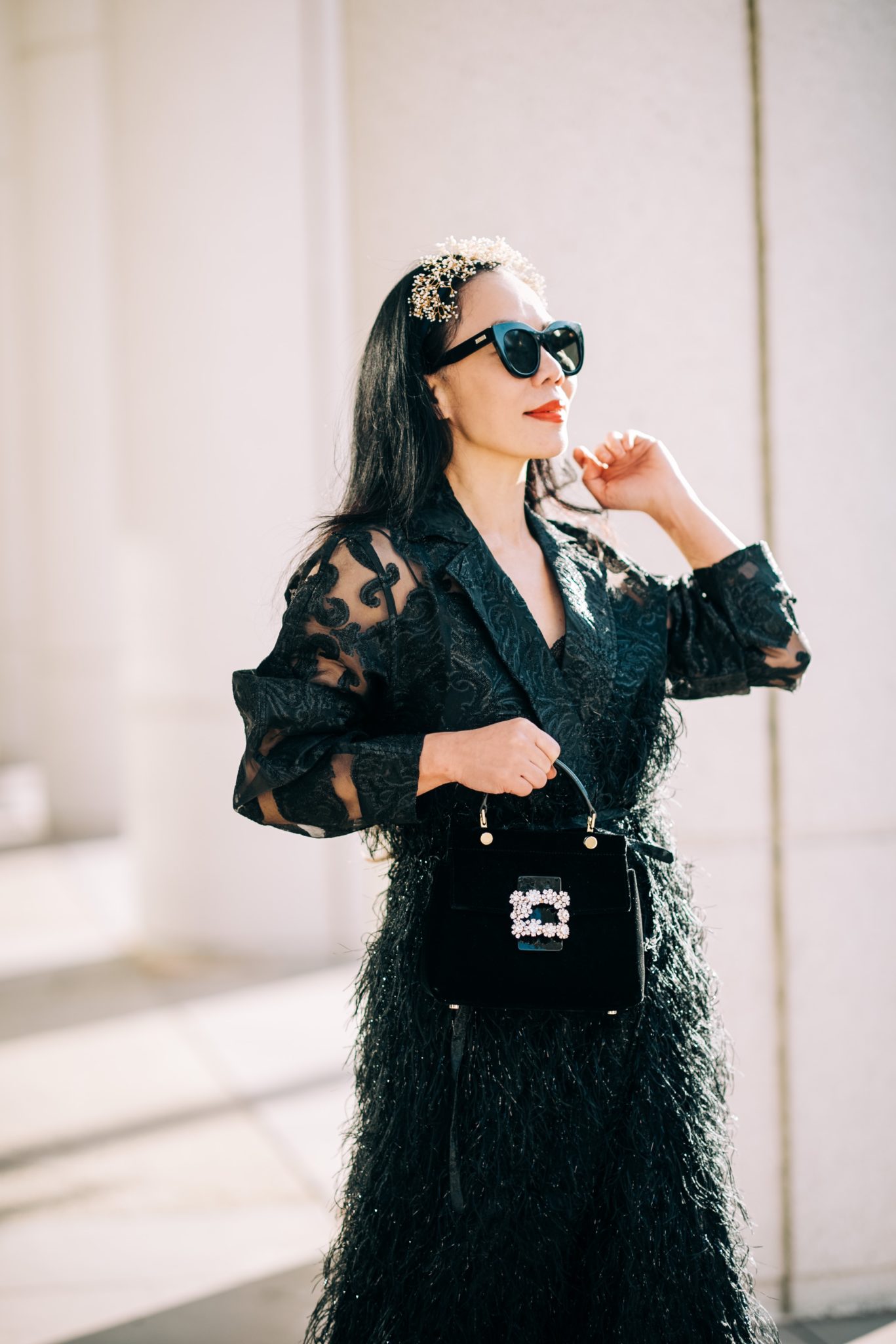 All Black Glam – HallieDaily