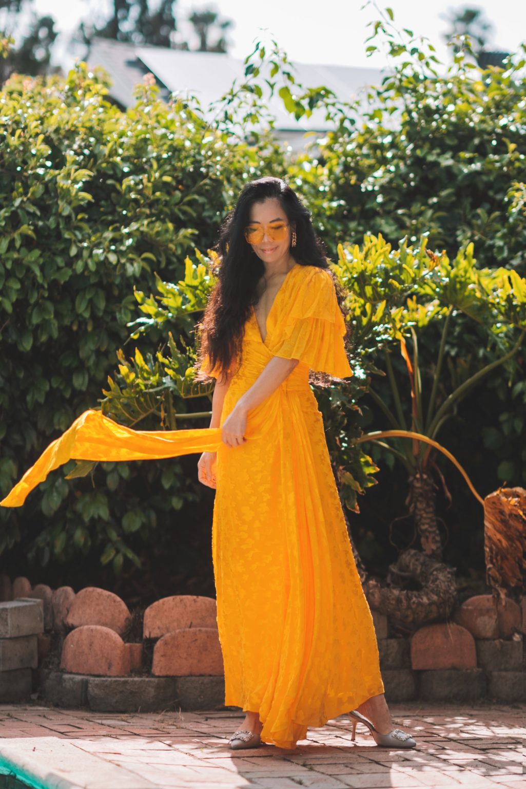 Spring Yellow Dress – HallieDaily