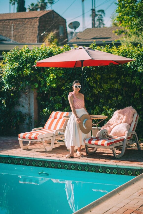 California Home/Pool Side Style – HallieDaily